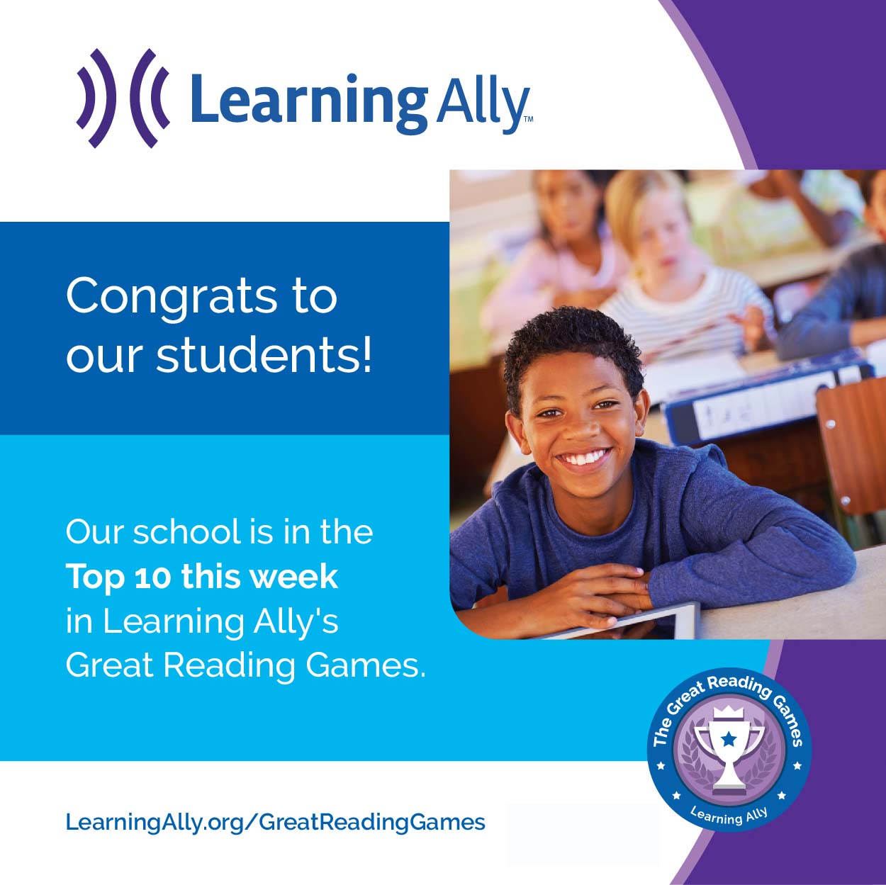 Learning Ally | Reading Competition - Great Reading Games
